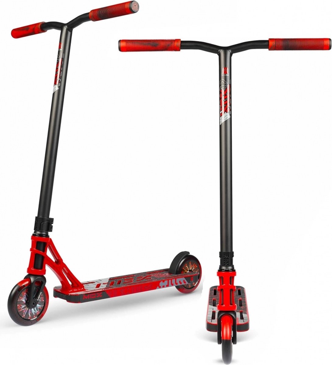MGP MGX Pro stuntstep Red Black | bol.com