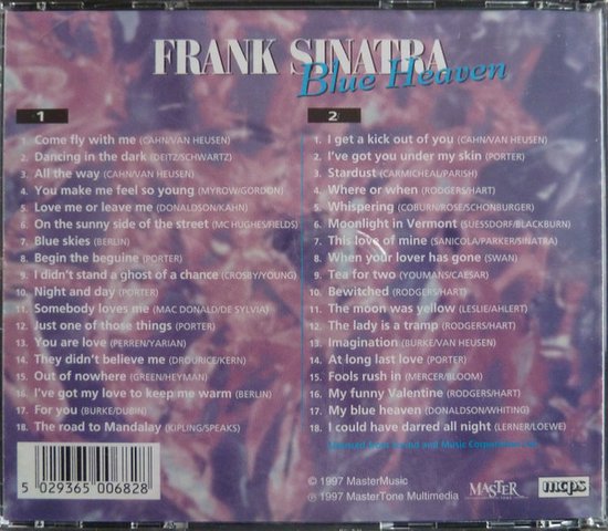 Frank Sinatra - Blue Heaven, Frank Sinatra | CD (album) | Muziek | bol