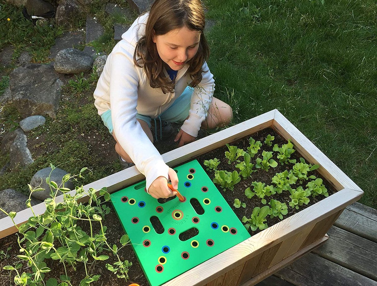 Moestuin - kweekbak - Kweekkas, Zaaitrays, Zaden -30x30cm - Groen | bol.com