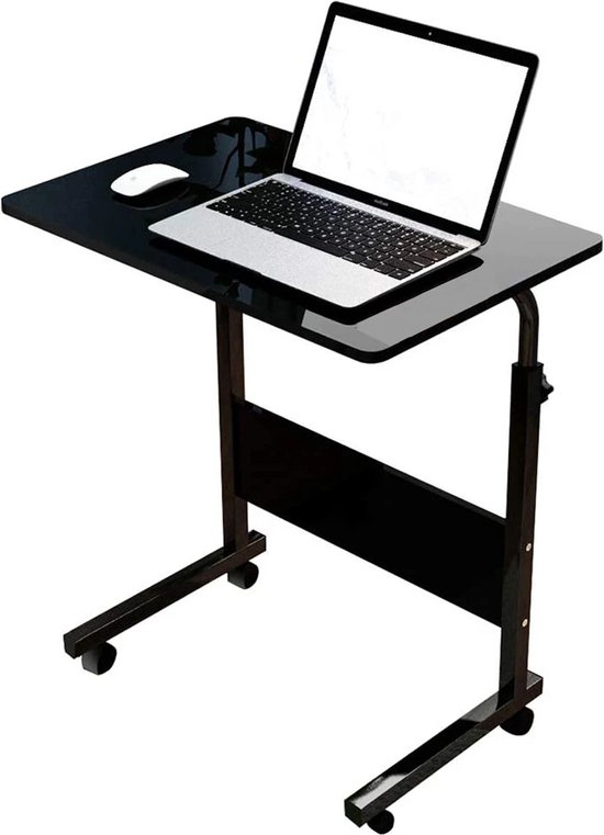 Iwant® Laptoptafel met Wielen – Laptop houder - Hoog Bureau - knietafel ...