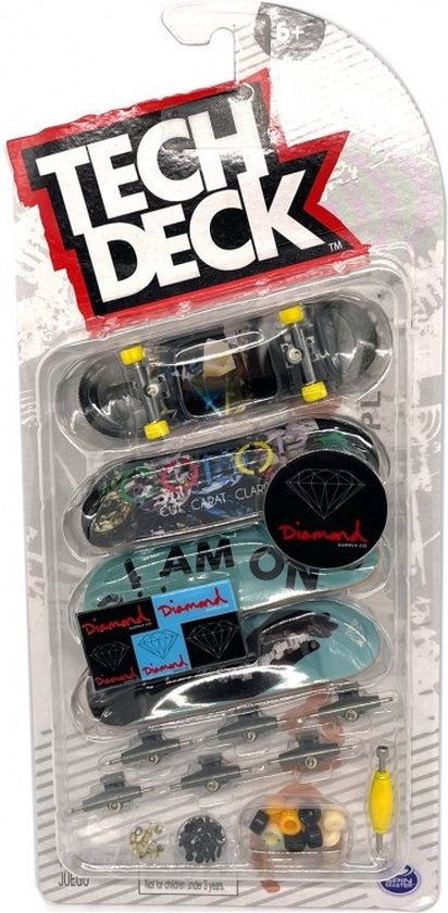 Tech Deck pack 4 fingerboards Diamond | bol.com