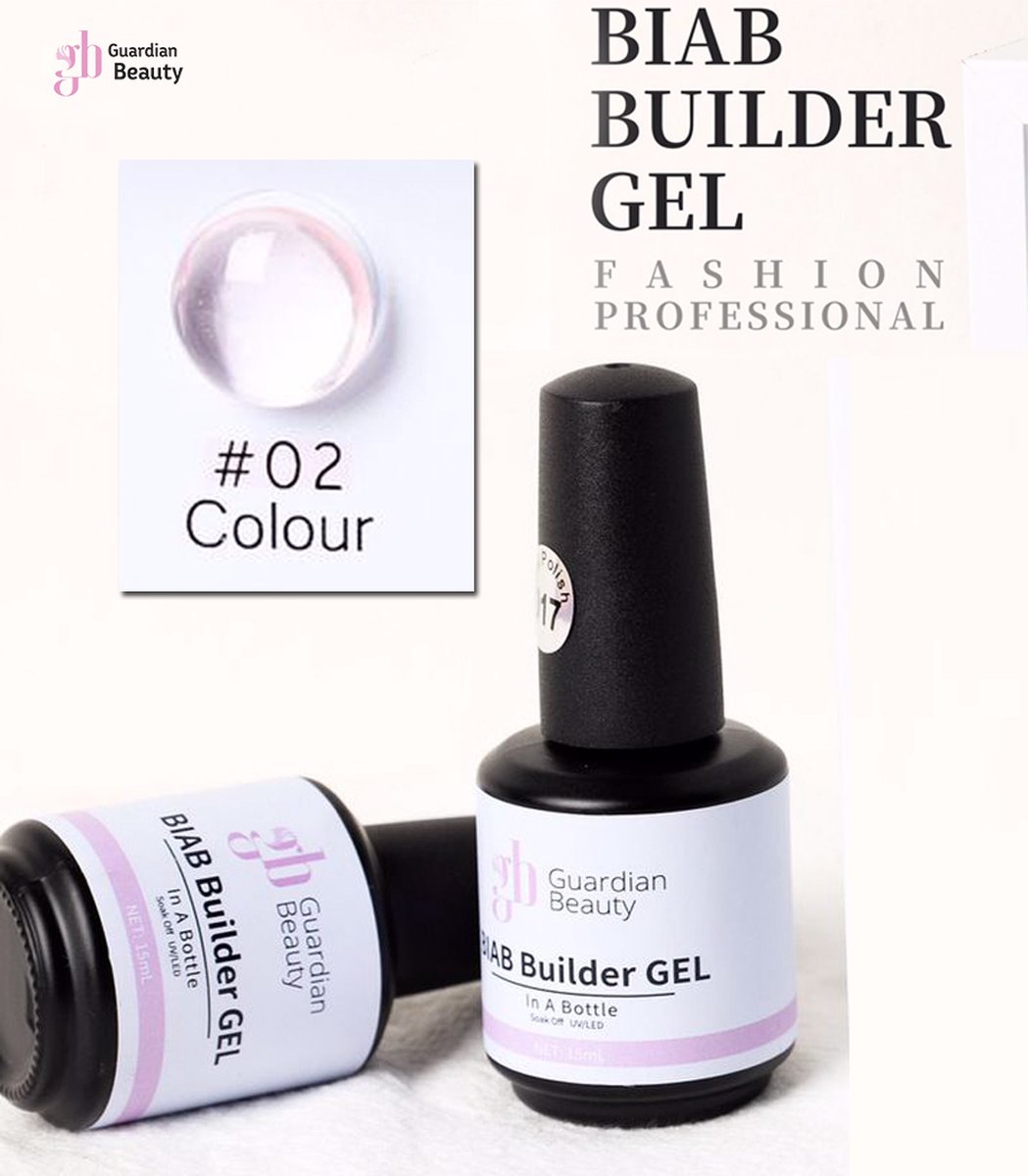 BIAB Builder Gel Set #2 - Nagellak Gel - BIAB Builder - Biab Gel - Biab Nail Gel | bol.com