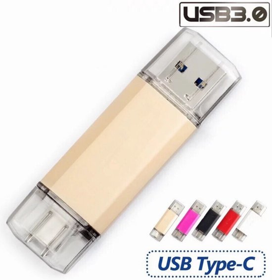 2 in 1 USB 3.0 + Micro USB OTG Flash Drive- OTG USB-C - Pendrive 32 GB ...