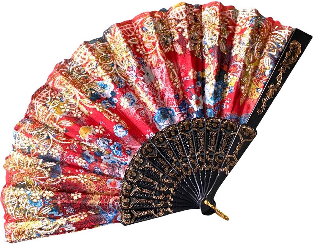 Spaanse Waaier - Windwaaier - Handwaaier - Flamenco - Verkoeling ...