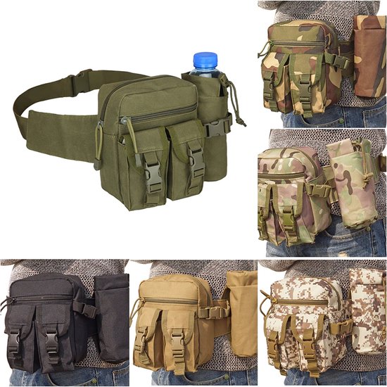 Heuptas - Multifunctioneel - Waterfles Tas - Unisex - Tas met ...