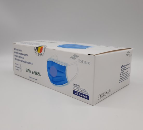 Illocare Lavendel Medisch Mondmasker Mondkapje Type IIR EN14683 ...