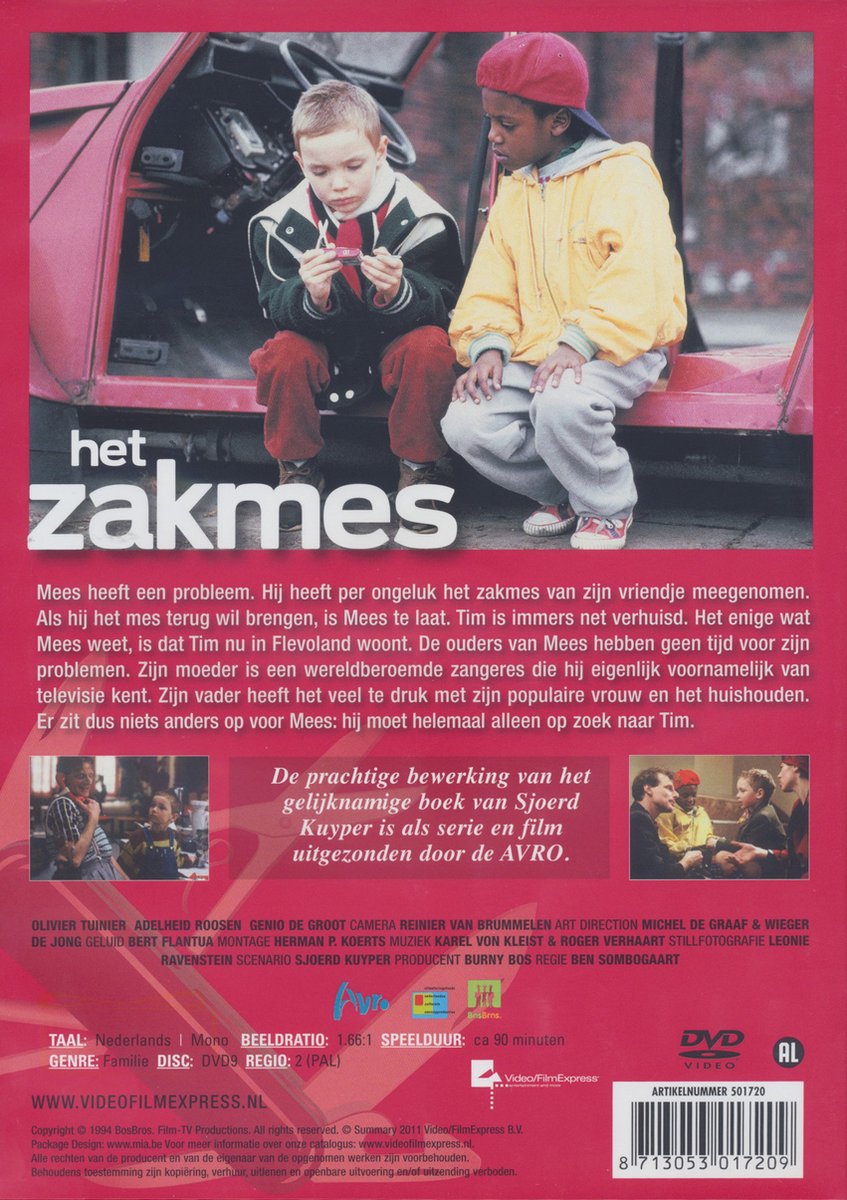 Het Zakmes (Dvd), Olivier Tuinier | Dvd's | bol.com