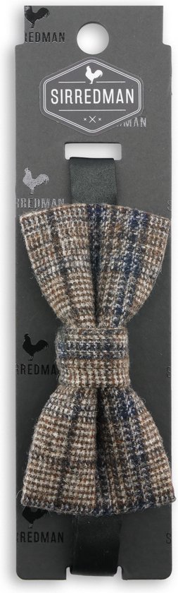 Sir Redman - strik - Daniel Tweed - bruin / blauw / wit | bol.com