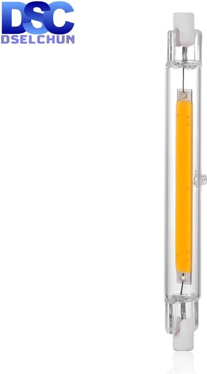 DSC® Led Staaflamp R7s/4W/2700K/230V - vervangt 40W - 118mm | bol.com