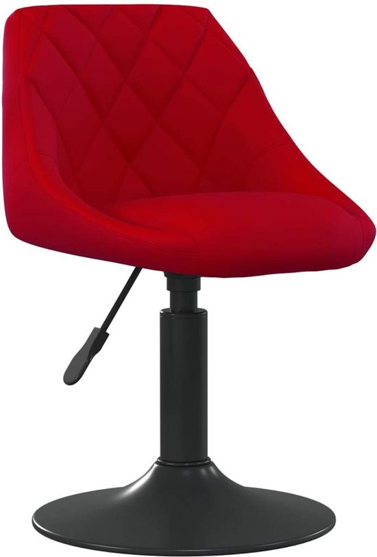 Chaise de salle à manger velours rouge vin | bol.com