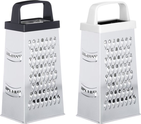 Rasp 4-zijdig 22.5 cm, roestvrij staal | bol.com