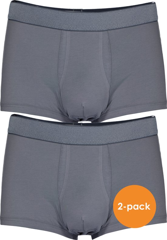 Sloggi Men Ever Fresh Hipster - heren boxers (2-pack) - grijs - Maat: S | bol.com