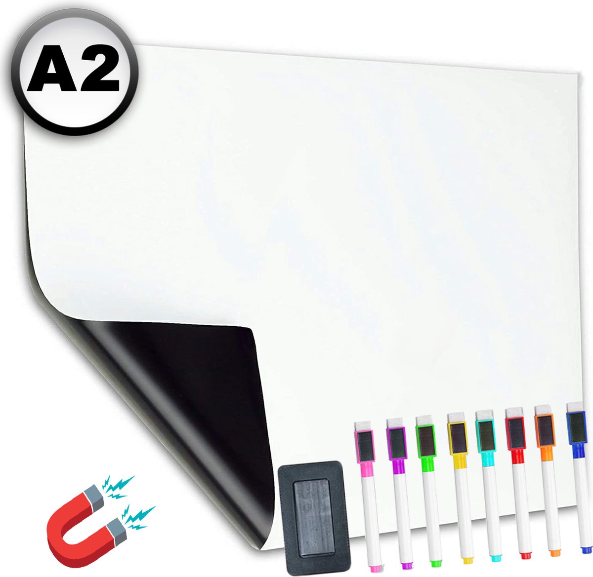 AWEMOZ Magnetisch Whiteboard - A2 Formaat - Familieplanner 2022 ...
