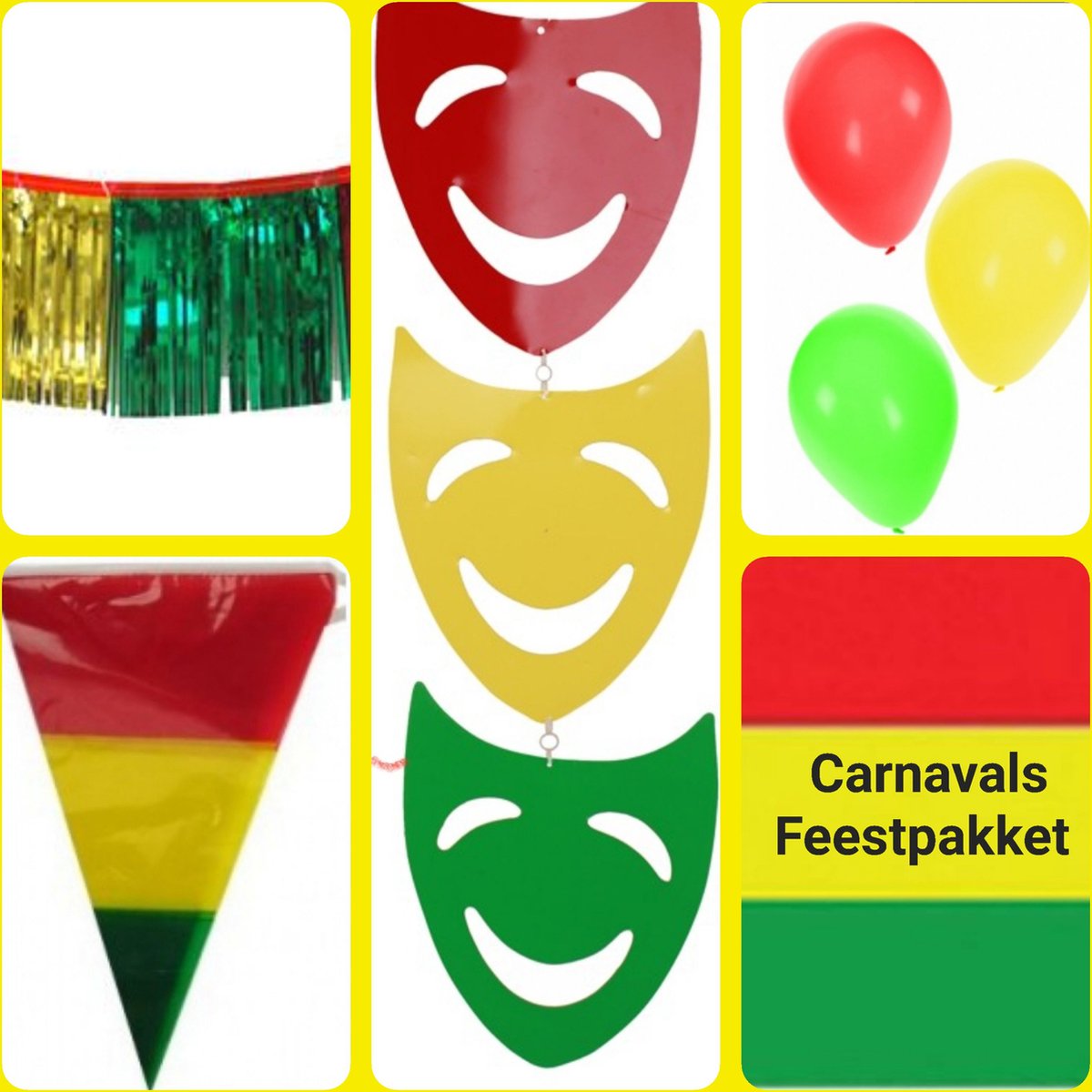 Carnavals Versierpakket, Feest, Versiering, Carnaval | bol.com
