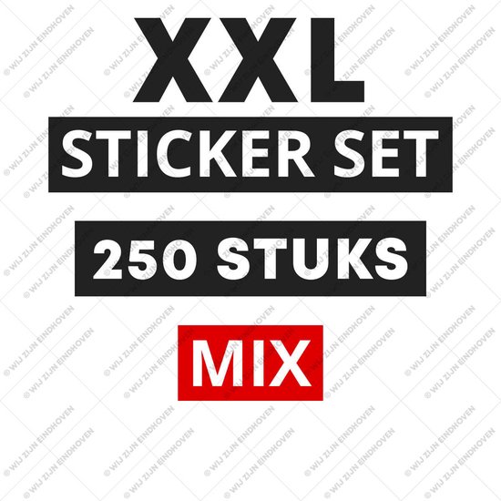 250 sticker mix | psv | Eindhoven | voetbal |Stickers | bol.com
