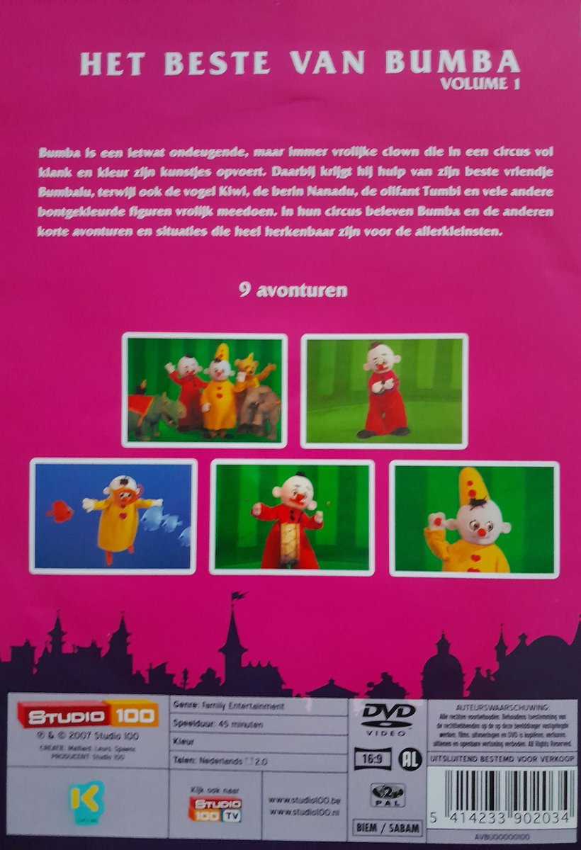 Het Beste Van Bumba - Volume 1 (Dvd), Labels S Studio 100 | Dvd's | bol.com