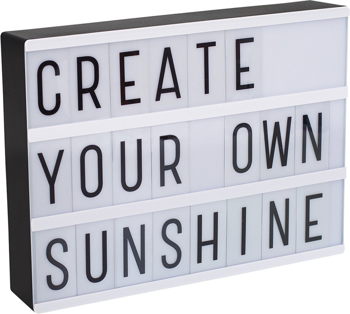 Lightbox - LED Letterbox - Licht Box - A4 Letterbak - Letter Board ...