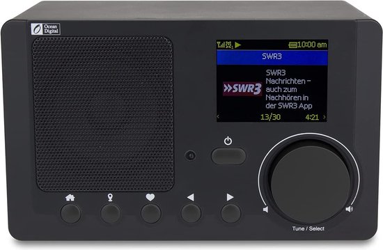 Ocean Digital WR210N internetradio, wifi, bluetooth-ontvanger met 2,4 ...
