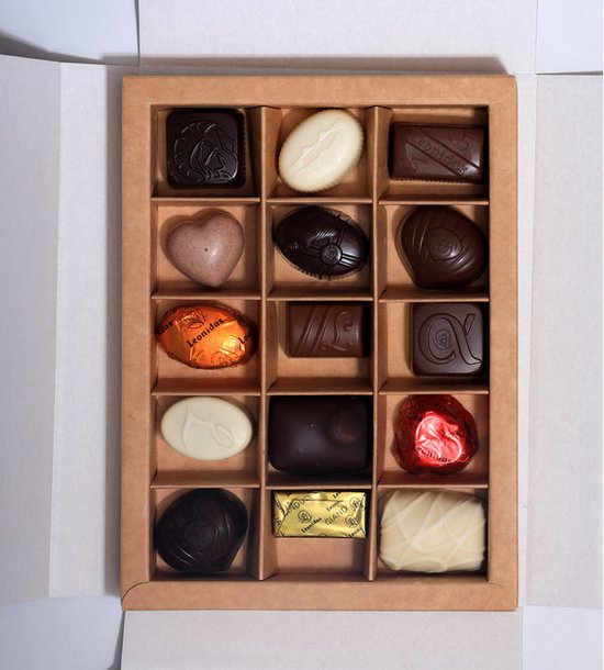 Leonidas Bonbons Brievenbusdoos - 15 stuks | bol.com