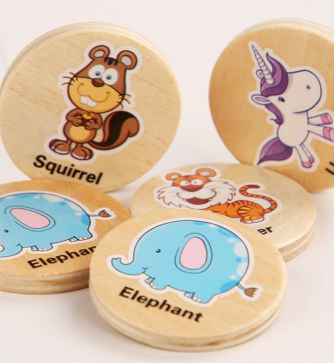 Houten memory spel - 20 delig - Memory spelletjes vanaf 3 jaar - Houten ...