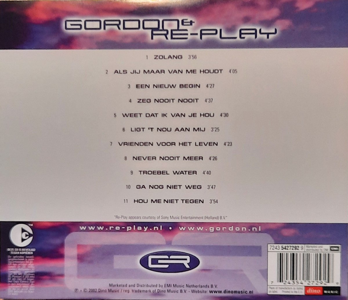 Gordon & Replay, Gordon | CD (album) | Muziek | bol