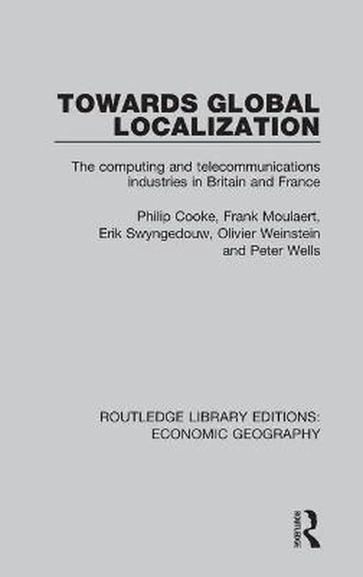 Towards Global Localization | 9781138857834 | Philip Cooke | Boeken | bol