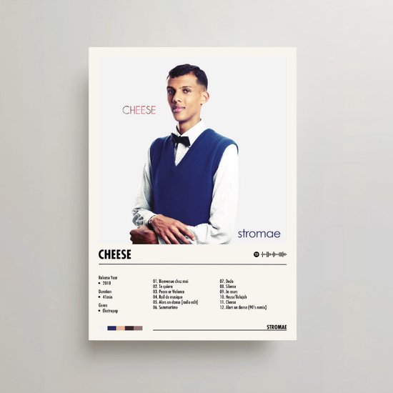 Stromae Poster - Cheese Album Cover Poster - Stromae LP - A3 - Stromae ...