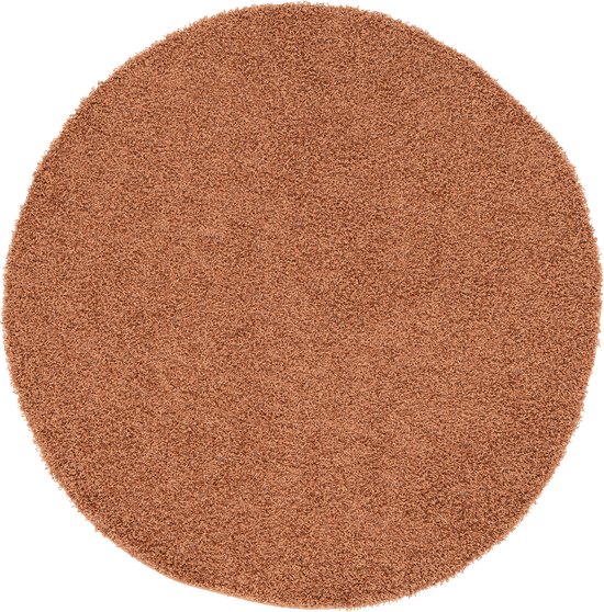 Pergamon Hoogpolig langpolig Shaggy tapijt vloerkleed Fluffy Rond | bol
