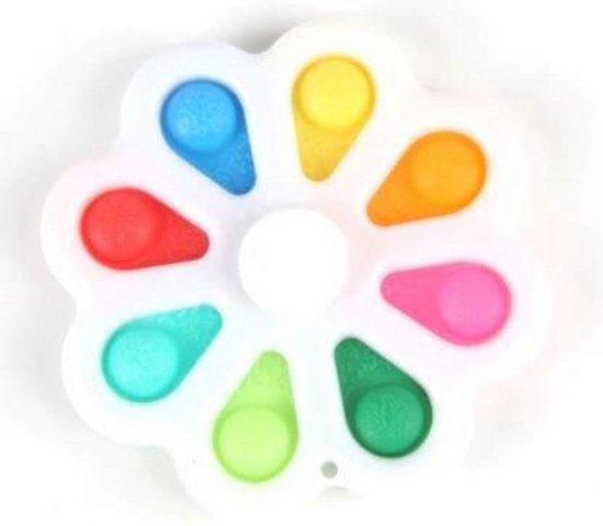 Fidget- Simple Dimple - Popit - Spinner- wit - TikTok - Fidget ...