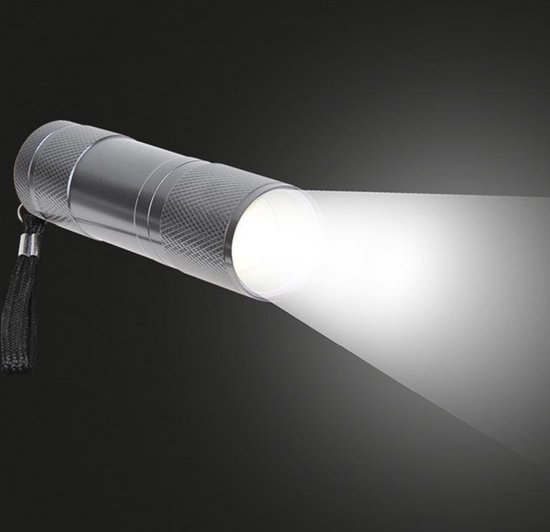 ProPlus Compacte zaklamp - COB LED - Aluminium - 8,5 cm - Inclusief batterijen | bol