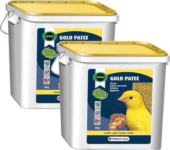 Versele-Laga Orlux Gold Patee Geel - Vogelvoer - 2 x 5 kg | bol