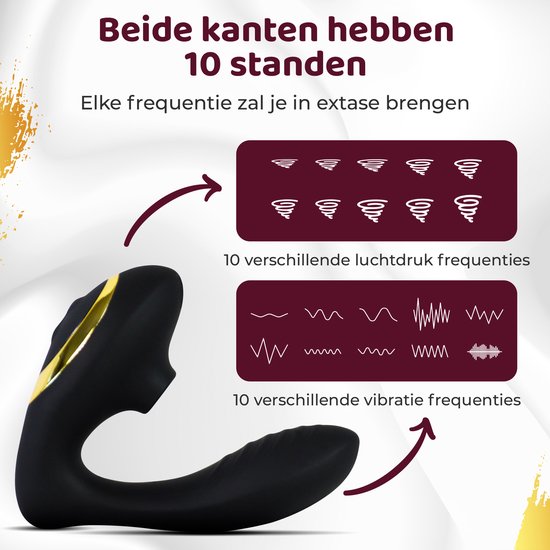 MyPlaysure VQueen Pro - Luchtdruk Vibrator - G Spot Stimulator ...