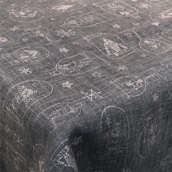 Unique Living - Tafelloper - Let it Snow - Donker Grijs - Kerst - Loper ...