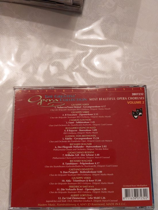 Greatest Opera Collection vol 2, various artists | CD (album) | Muziek ...