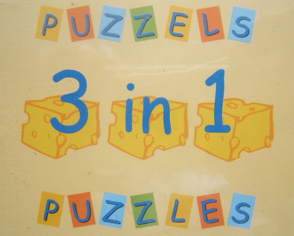 Wizzy & Woppy 3 in 1 puzzel - 6 stukjes + 9 stukjes + 12 stukjes | bol.com