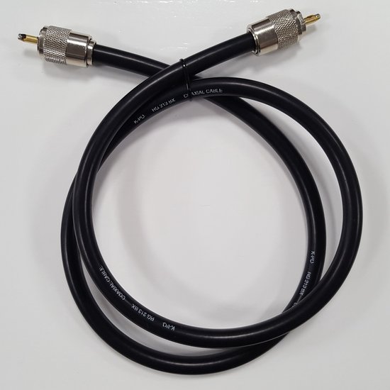 K-PO PL-PL kabel RG213 100 CM - PL-259 connectors - CB Radio | bol.com