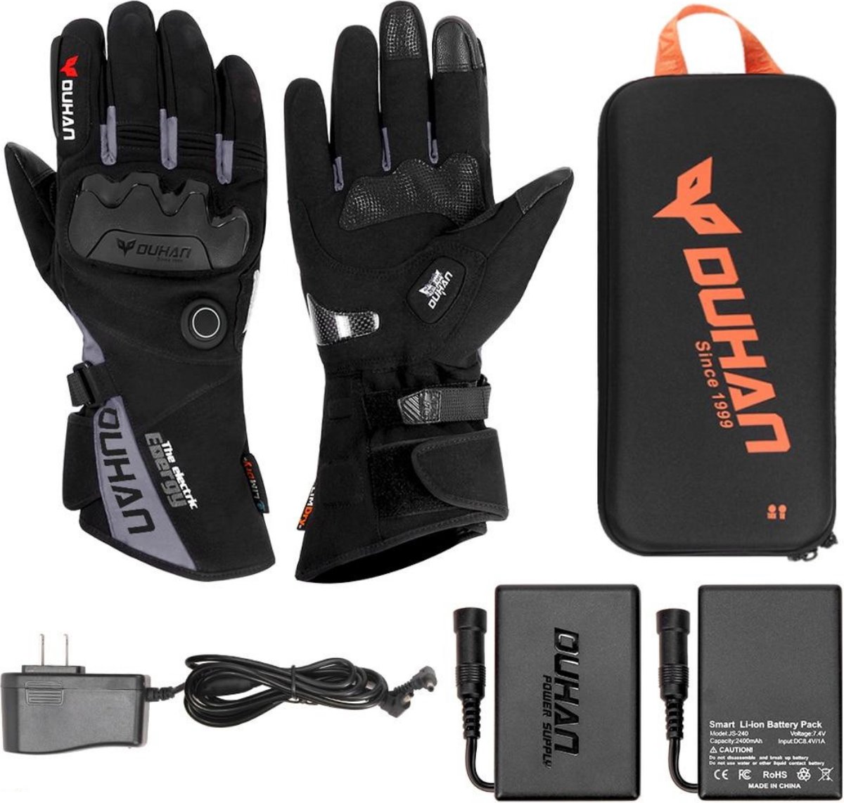Noiller Verwarmde motorhandschoenen - Motorhandschoenen waterdicht ...