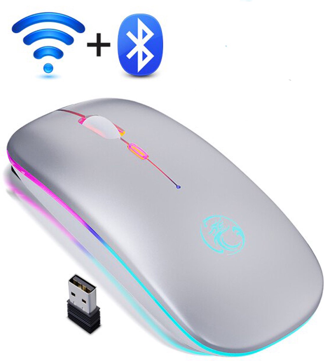 Draadloze Muis Laptop - Ergonomische Muis Rechtshandig - Ergonomische ...