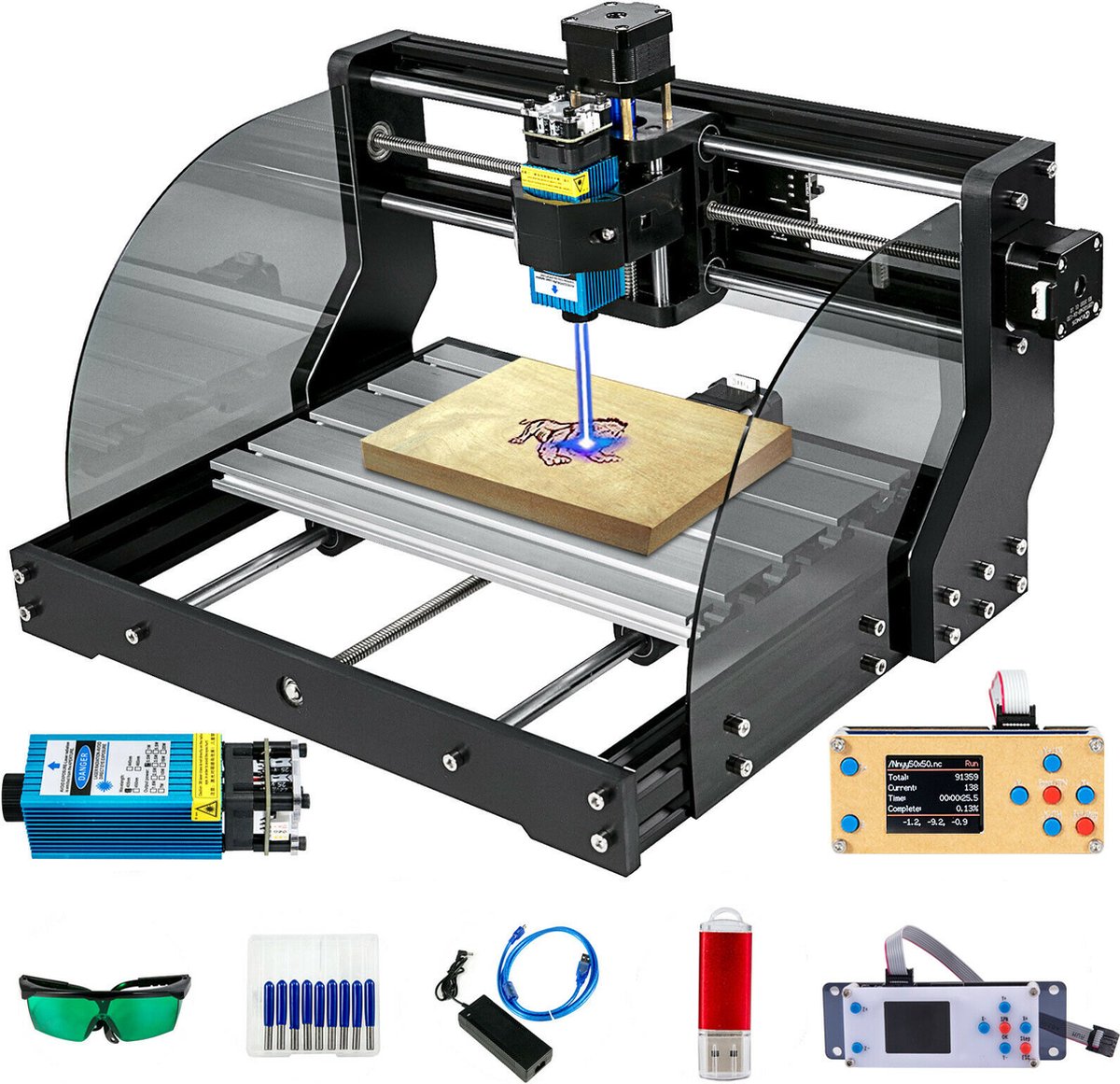 Laser Graveermachine - Laser Cutter - Graveerset - Materialen Graveren ...