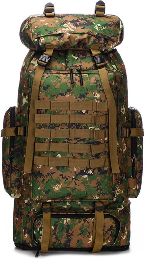 Vivagear® Militaire Rugzak Camo Groen - Tactical Rugzak - Waterdichte ...