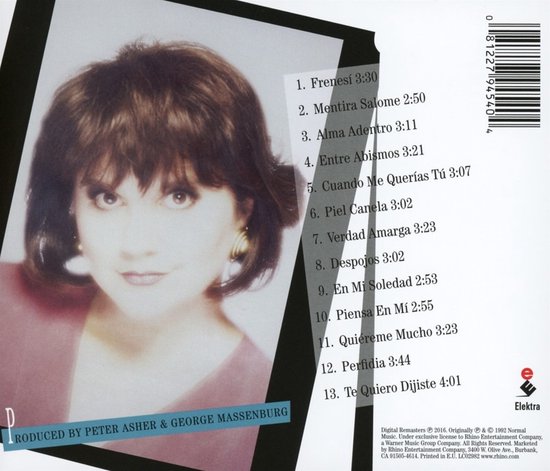 Frenesi (Remastered), Linda Ronstadt | CD (album) | Muziek | bol