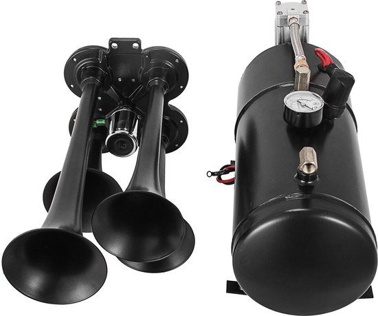 Auto Toeter 150 Decibel - Claxon - Hoorn - 4 Trompetten - Voor Auto ...