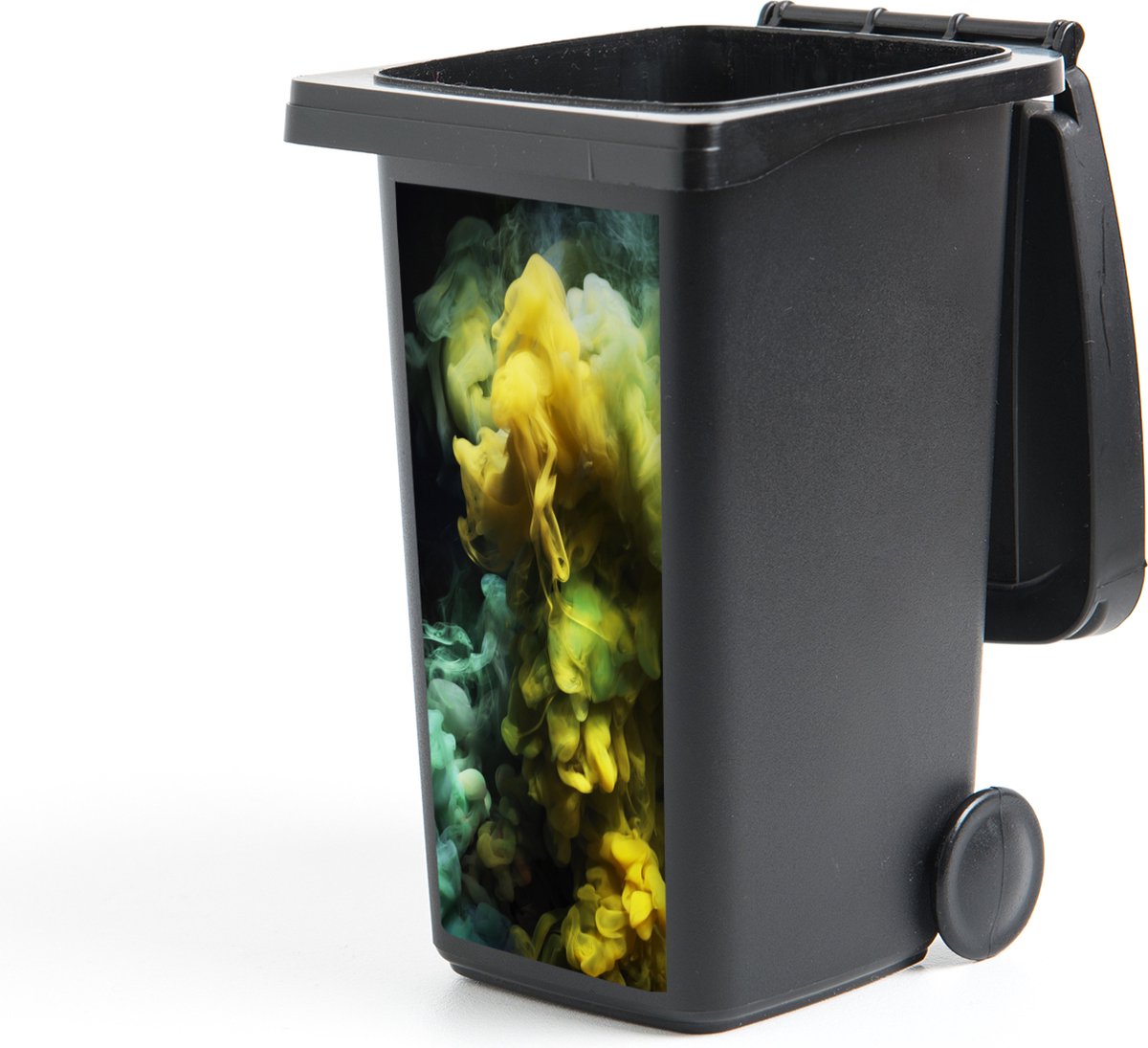 Container sticker Rook explosie van verschillende kleuren - 38x80 cm ...