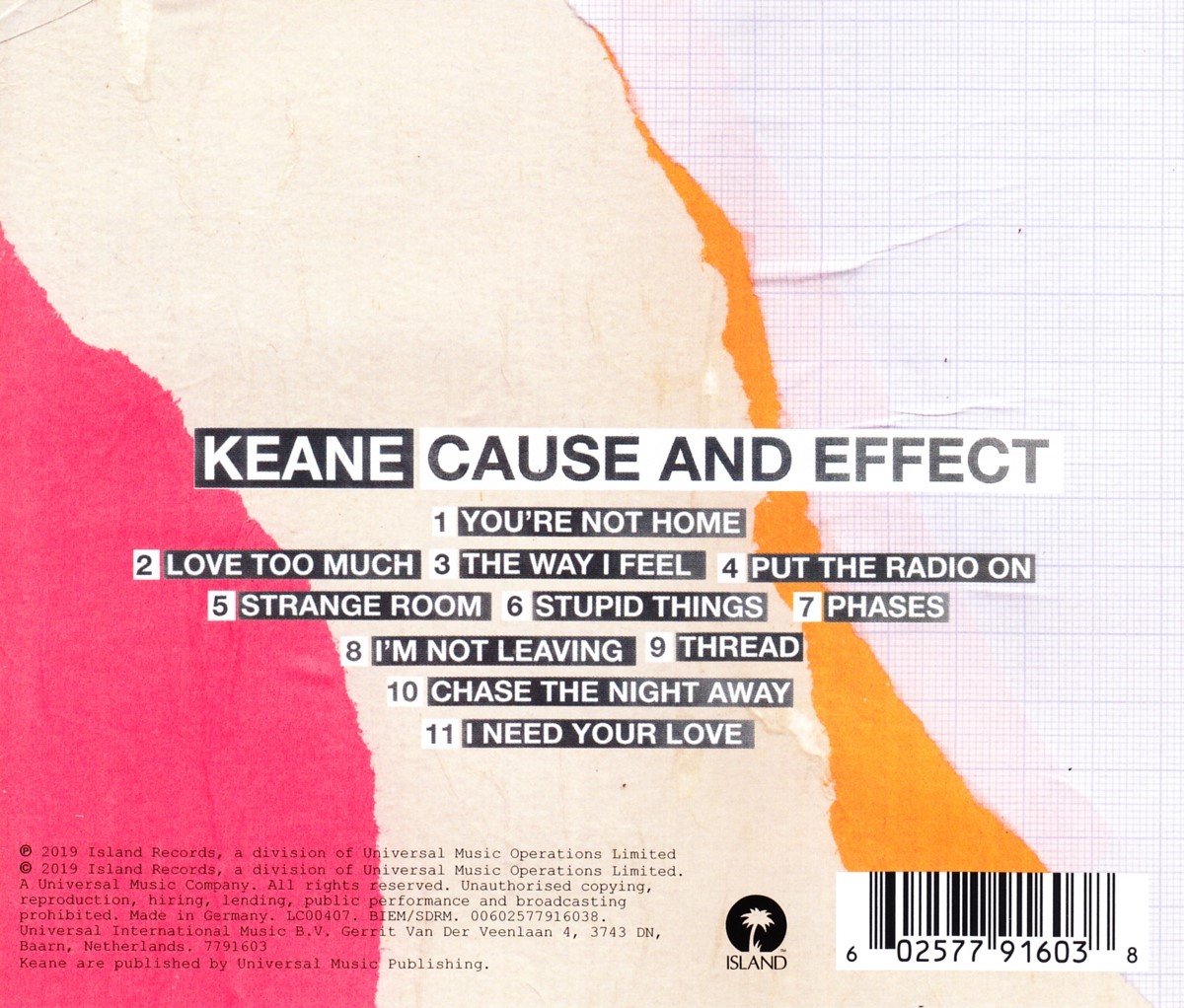 Keane - Cause And Effect (CD), Keane | CD (album) | Muziek | bol.com