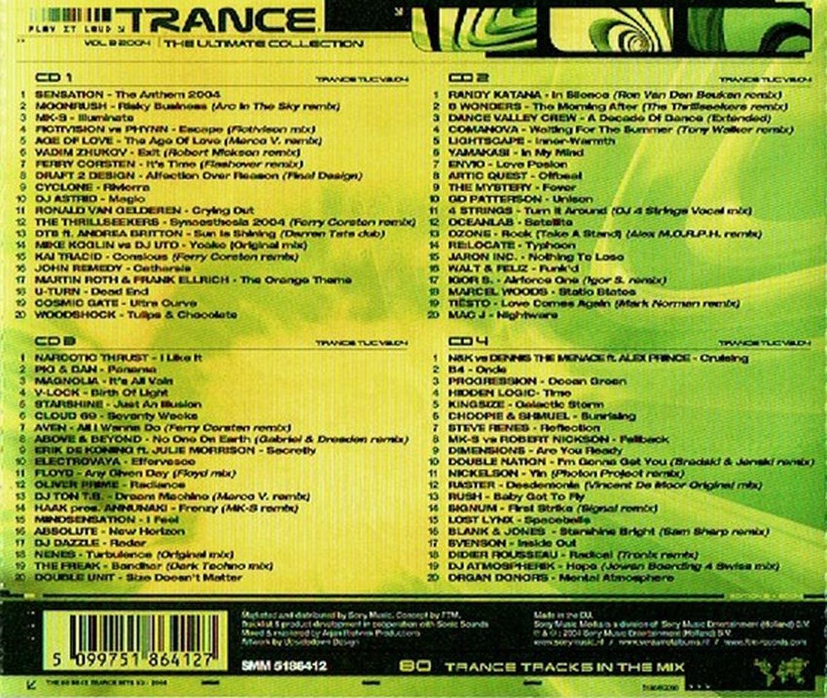 Trance Ultimate Collection 2004 volume 3, various artists | CD (album ...