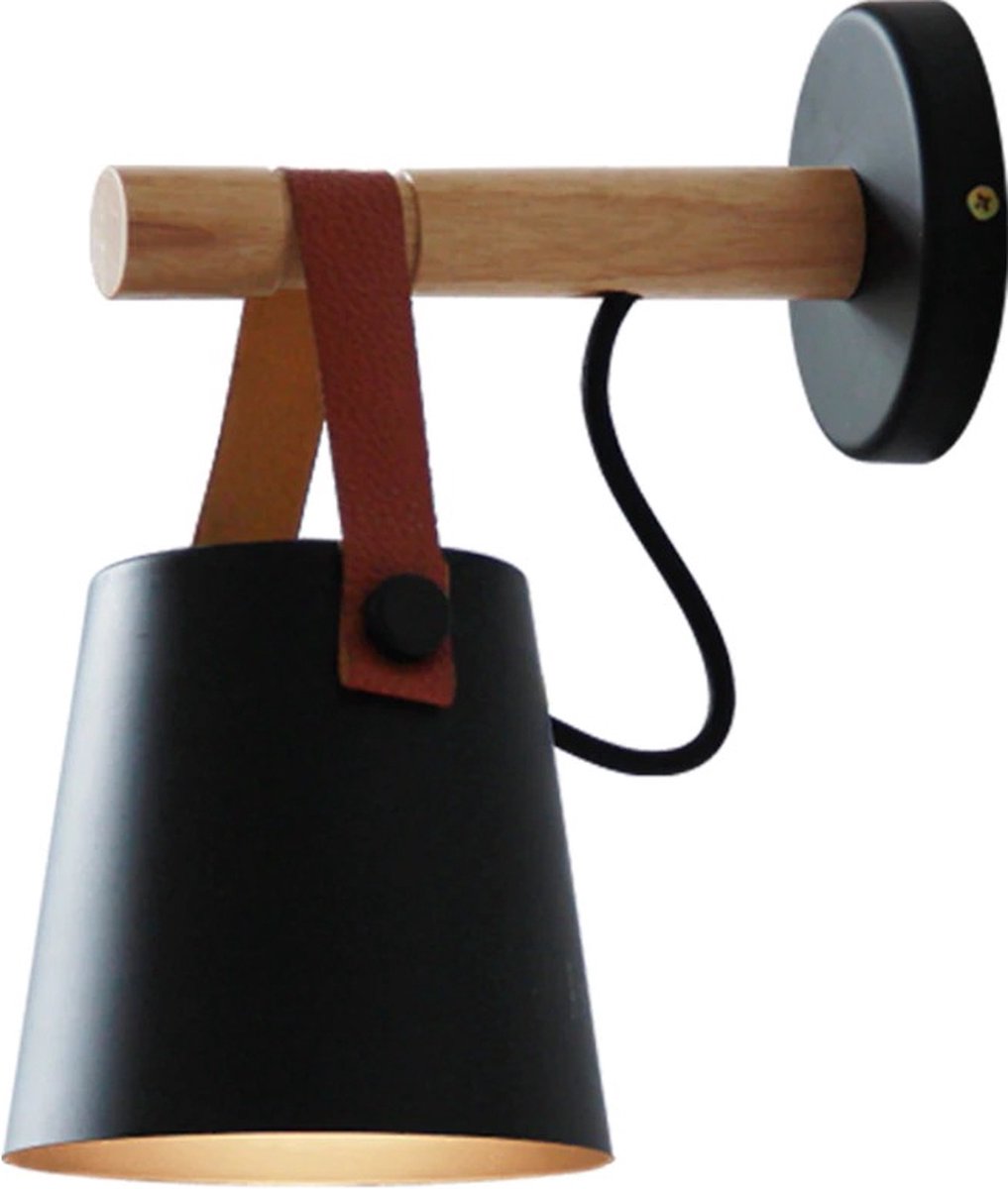 Design Wandlamp Binnen Industrieel - Wandlamp Vintage - Wandlamp Hout ...