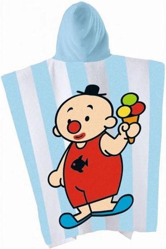 Bumba badponcho - poncho met Bumba & Bumbalu (50x115 cm) - 100% katoen ...