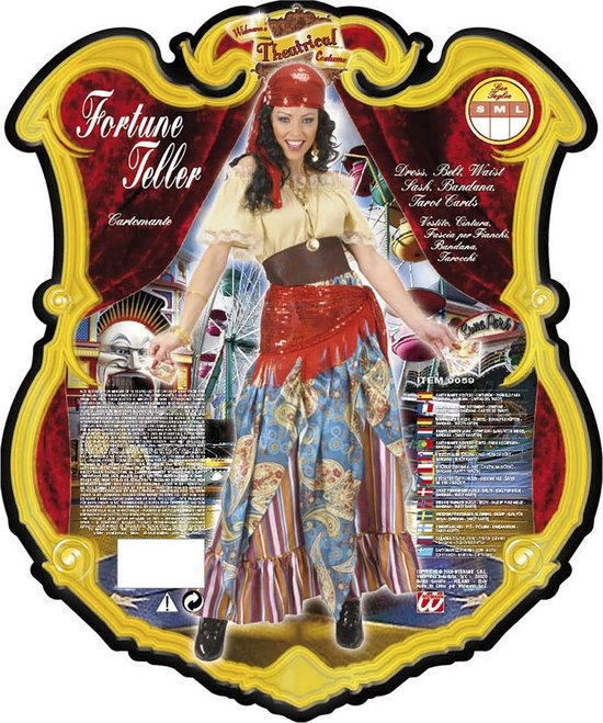 Widmann - Zigeuner & Zigeunerin Kostuum - Waarzegster Gipsy Lady ...