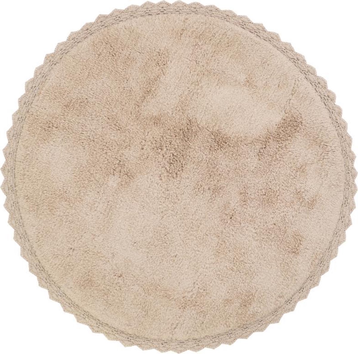 Nattiot - Perla Nude Rond Vloerkleed Voor Kinderkamer - Tapijt ∅ 110 cm ...