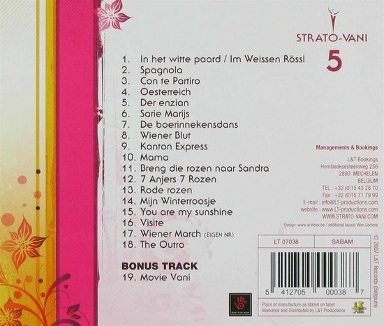 Strato-Vani - Strato-Vani 5 (CD), Strato-Vani | Muziek | bol